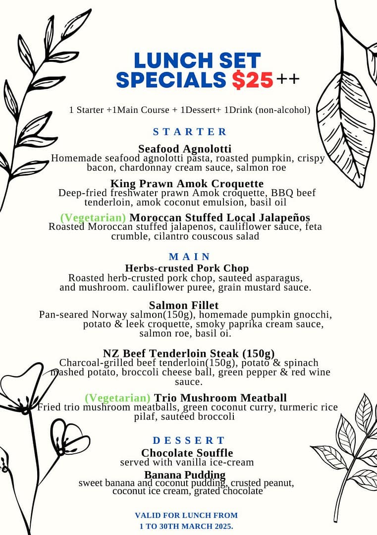 Lunch Set Deal - Jomno Modern Khmer Cuisine | Best Fine Dining in Siem Reap